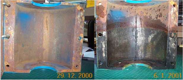 Formación de magnetita en tubos de hierro - Merus.es